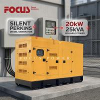 China 20kw 25kva 25kw Silent Perkins Diesel Genset With Engine 404D-22G Automatic Start 60Hz for sale