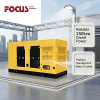 China Perkins Soundproof Water Cooled Diesel Generator Set 250kva 200kva 250kw 400kw 350kva for sale