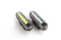 China ROHS Rechargeable Bike Bicycle Light Set Front Rear Lithium Battery for sale
