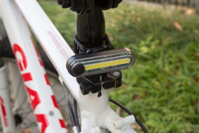 China Bicycle Rechargeable Lithium Battery Light Rear Front Light 100% Bightness for sale