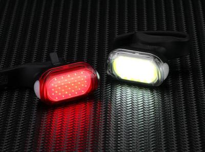 China High Brightness Rechargeable LED Bike Light White/Red/Customized Color for sale