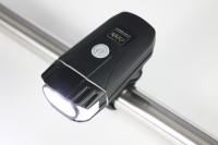 China USB 5 Watt Rechargeable Bicycle Light 8.4x4.5x3.5cm Front Headlight for sale