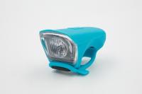 China Ultra Brightness 6cm Battery Powered Bicycle Headlight IPX4 for sale