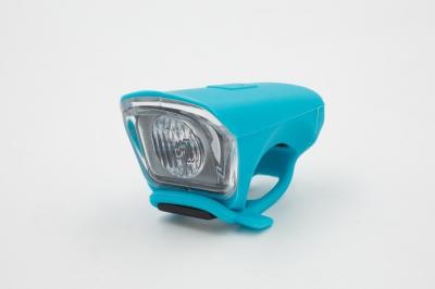 China Ultra Brightness 6cm Battery Powered Bicycle Headlight IPX4 for sale