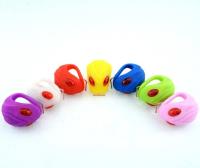 China ABS Silicone Childrens Bike Lights 1 Lumen LED Headlight Rechargeable for sale