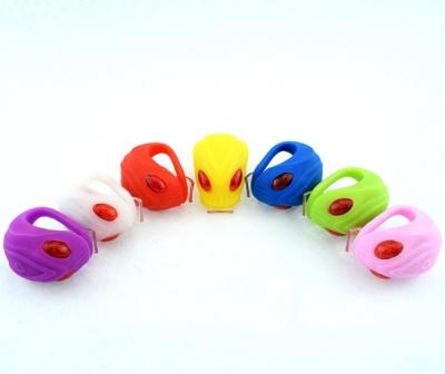 China ABS Silicone Childrens Bike Lights 1 Lumen LED Headlight Rechargeable for sale