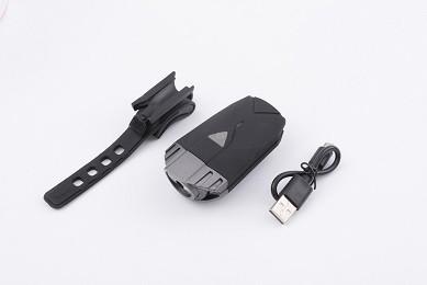 China High Brightness USB Bicycle Light 300 Lumens , Aluminum Alloy Casing Bike Headlight USB for sale