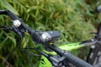 China USB Charging Rechargeable LED Cycle Lights 1.3in , Low Brightness USB Bike Front Light for sale