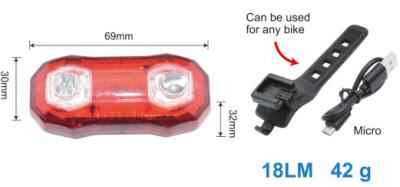 China Blinking Road Cycling Lights 720mAh Battery Ultra Brightness for sale