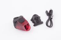 China 10 Lumen Bike Rear Light Brake Red LED , 180MAH Bike Back Laser Light for sale
