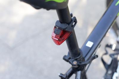 China USB Rechargeable Rear Red Light Bicycle 10lm Lithium Battery Non Vibration Sensitive for sale