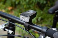 China 70x38x29mm Bike Helmet Headlamp , 5 Watt Rechargeable Cycle Helmet Lights for sale
