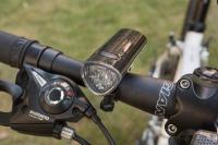 China Outdoor 20lm Bicycle Front Headlights 5pcs White , 3 AAA Bike Front Light LED for sale