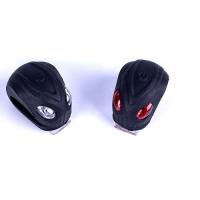 China CR2032 Battery Road Cycling Lights 2 LED , IPX4 Road Bike Head Light for sale