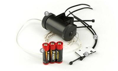 China 20-22 LED Bicycle Spoke Light , 3xAAA Battery Bike Spoke Lights for sale