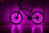 China Ultra Brightness LED Bicycle Spoke Light Shockproof 500m for sale