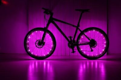 China Ultra Brightness LED Bicycle Spoke Light Shockproof 500m for sale