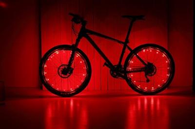 China Constant 3D Bicycle Spoke LED Lights IPX4 ABS Colorful Waterproof for sale