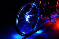 China 95x18mm LED Bike Spoke Lights IPX4 Quick Release Mounting for sale