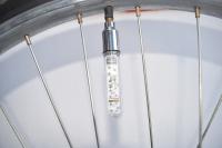 China 7pcs LED Bicycle Spoke Light ABS , 3 LR44 Battery Bike Spoke LED for sale