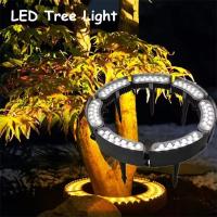 China Outdoor Solar Hug Tree Light Waterproof Warm White LED Spot Lamp for Garden Landscape for sale