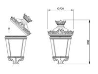China LED Pillar Lamp Lighting for Park Square Courtyard Gardens High Power 70W 100W 120W 150W for sale