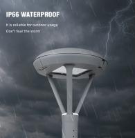 China 50W LED Post Top Lamp for Europe Type Villa Garden with 3/5 and 4000K Color Temperature for sale