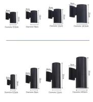 China 10W 100V-265V/50HZ LED Wall Lamps Up And Down Ip65 Waterproof Modern Outdoor Lighting for sale