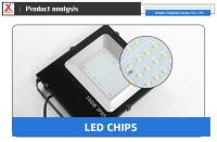 China 100W Outdoor LED Flood Light IP65 Waterproof with Sensor 6500K 10000Lm Security Light White Floodlight for sale