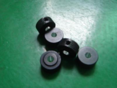 China Black Anodize CNC Precision Machining , Alumunium Short Sleeve Knobs M8 for sale