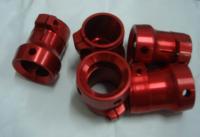 China Aluminum Red Anodize CNC Precision Machined Part AL7075 0.005mm 4 Axis for sale