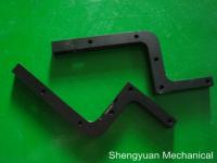 China Black Coated Precision CNC Machine , Anodized Aluminum Folding Metal Parts for sale