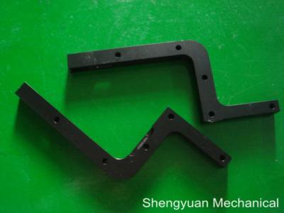 China Black Coated Precision CNC Machine , Anodized Aluminum Folding Metal Parts for sale