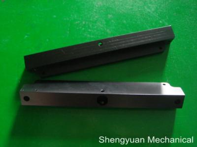 China Perforated Aluminum CNC Precision Machining , Black Anodized Unequal Angle for sale