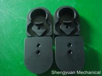 China Black Anodize CNC Precision Machining AL6061 Cable Pass Thru ​with 0.005 - 0.01mm for sale
