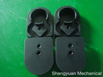 China Black Anodize CNC Precision Machining AL6061 Cable Pass Thru ​with 0.005 - 0.01mm for sale