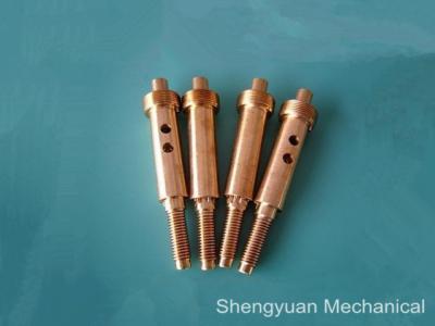 China Stainless Steel / Brass Fittings Screw CNC Precision Machining Shaft Rivet Nut for sale