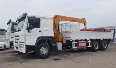 China ZZ1257N3641W Used Howo Truck 371 Crane 6x4 6000kg - 20000kg Capacity for sale