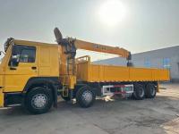 China ZZ13117N3867D Used Howo 8x4 Crane Truck Second Hand Crane Trucks For Sale for sale