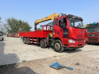 China Faw Jiefang 8x4 Used Crane Trucks 360 Used Crane Truck For Sale for sale