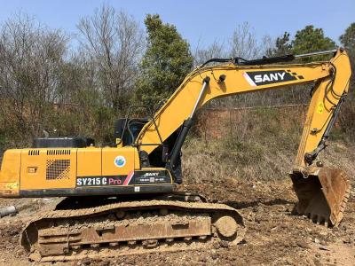 China Second Hand Sany 215 Excavator Used Crawler Excavator Cummins QSB6.7 T4F Engine for sale
