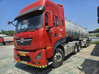 China Heavy Duty Used Tanker Trucks Dongfeng KL365 With 12 Speed Gearbox for sale