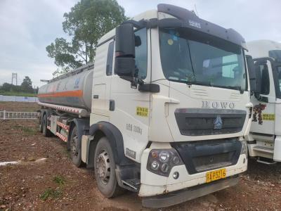 China 310HP Used Tanker Trucks Howo T5G 310 Oil Tanker Truck 30000L To 40000L for sale