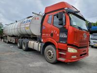 China 6x4 FAW J6P-350 Used Tanker Trucks Euro 5 With High Strength Chassis for sale