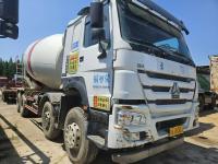 China Howo 8x4 380HP Used Concrete Mixer Truck With SINOTRUK WD615.47 Engine for sale
