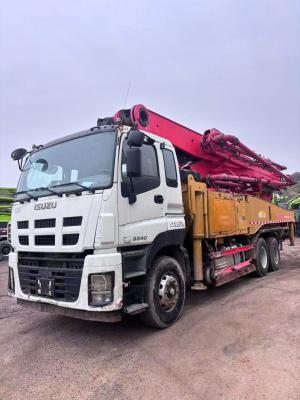 China SYM5180THBES 35000KG Sany Concrete Pump Used Pump Trucks Isuzu Chassis for sale