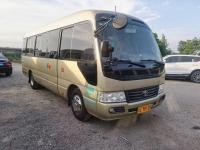 China 2TR Toyota Coaster Used Bus Medium Size V6 Toyota Coaster Bus for sale