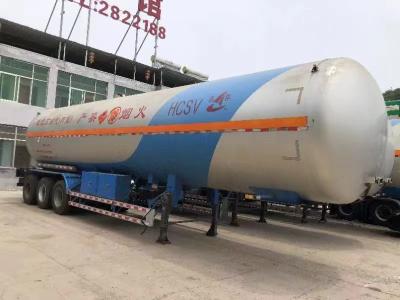 China 56CBM Used LPG Trailers 3 Axles Second Hand LPG Trailer CLW9390GYQ for sale