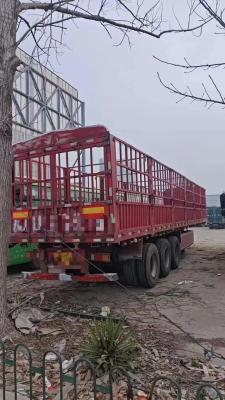 China 3 Axles Fence Semi Trailer Used 60T Second Hand Semi Trailers for sale