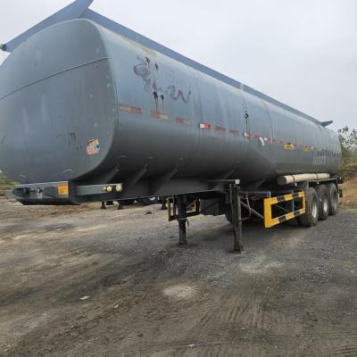 China 45000 Liter Used Tanker Trailer 3 Axles 45000L Second Hand Tanker Trailer for sale